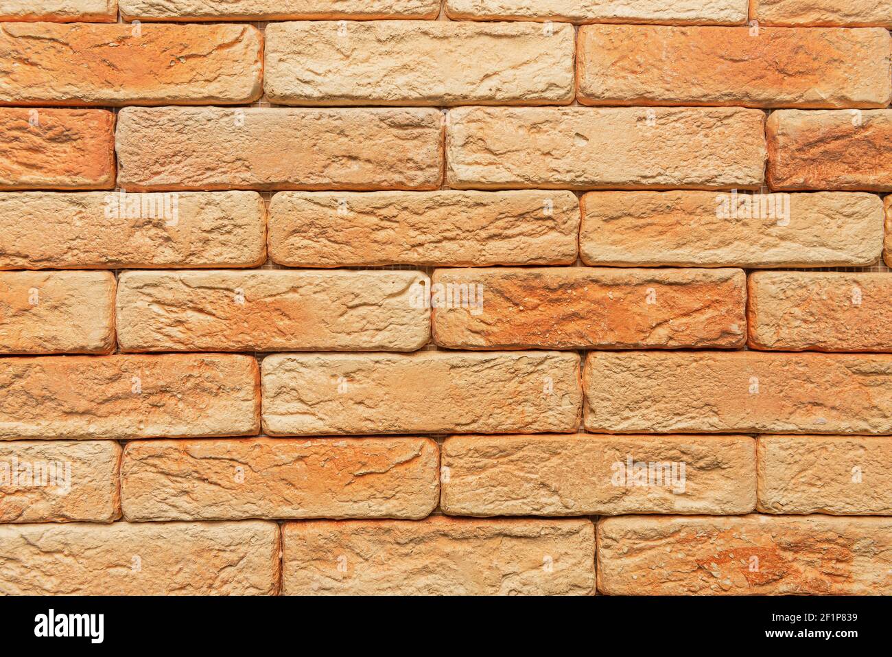 Bright orange painted brick wall hi-res stock photography and images ...