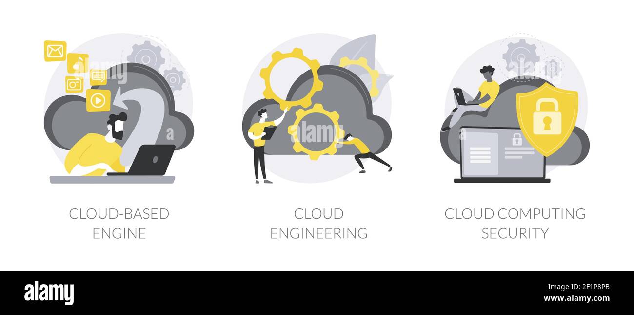 Data storage abstract concept vector illustrations Stock Vector Image ...