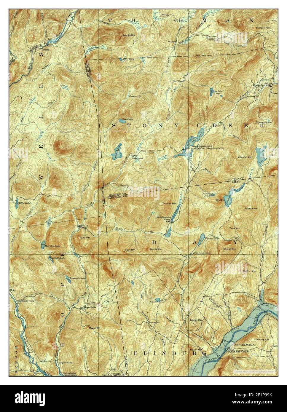 Map of stony creek hi-res stock photography and images - Alamy