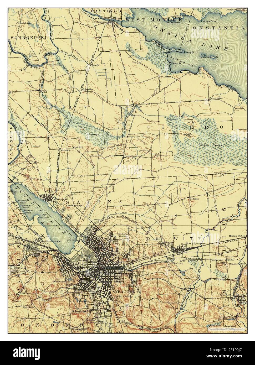 Antique map of syracuse hi-res stock photography and images - Alamy