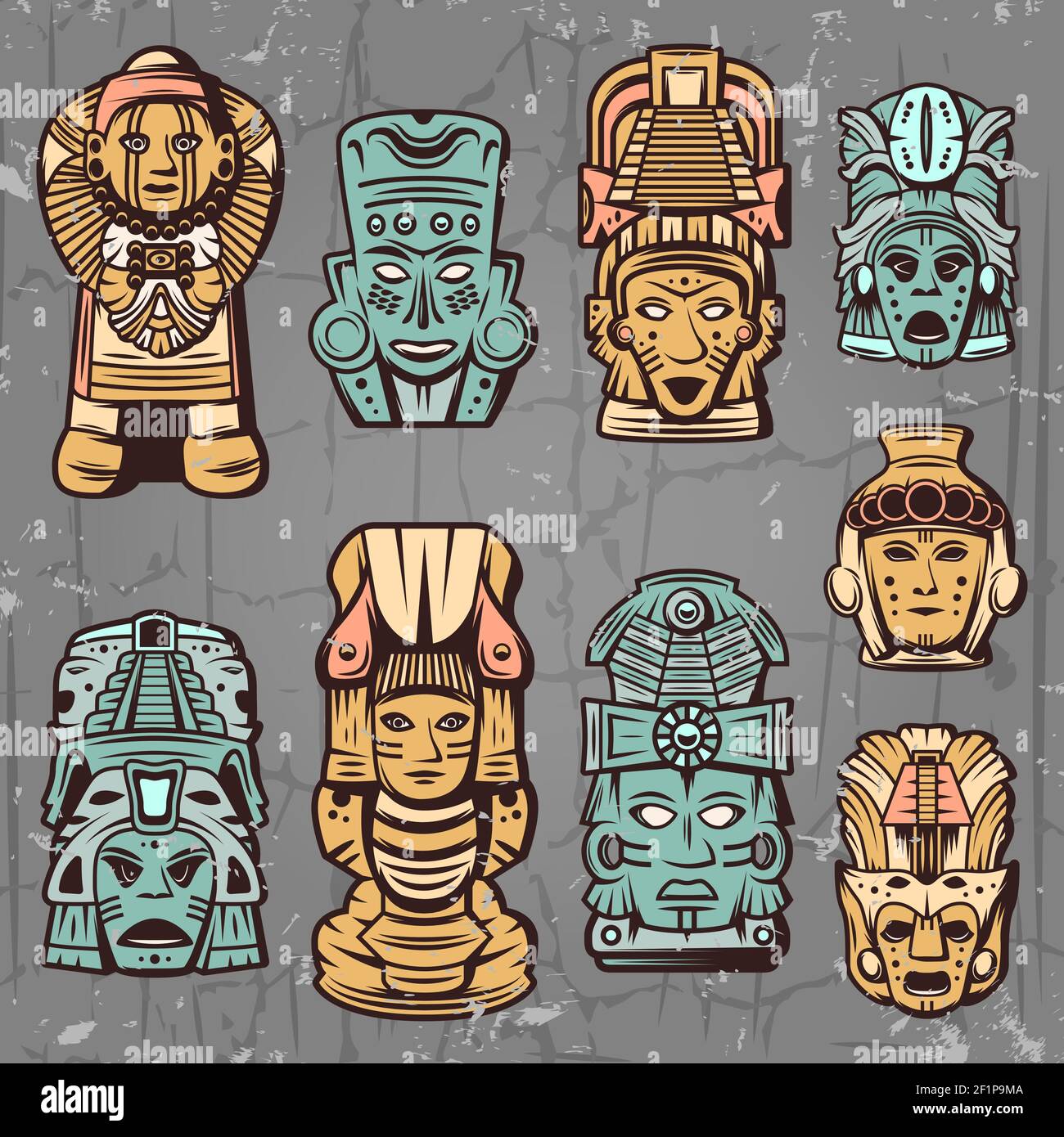 Aztec Ceremonial Masks