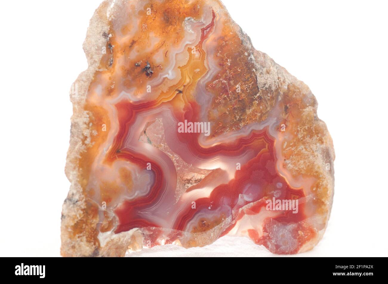 rough round agate mineral sample with outer shell geode Stock Photo - Alamy