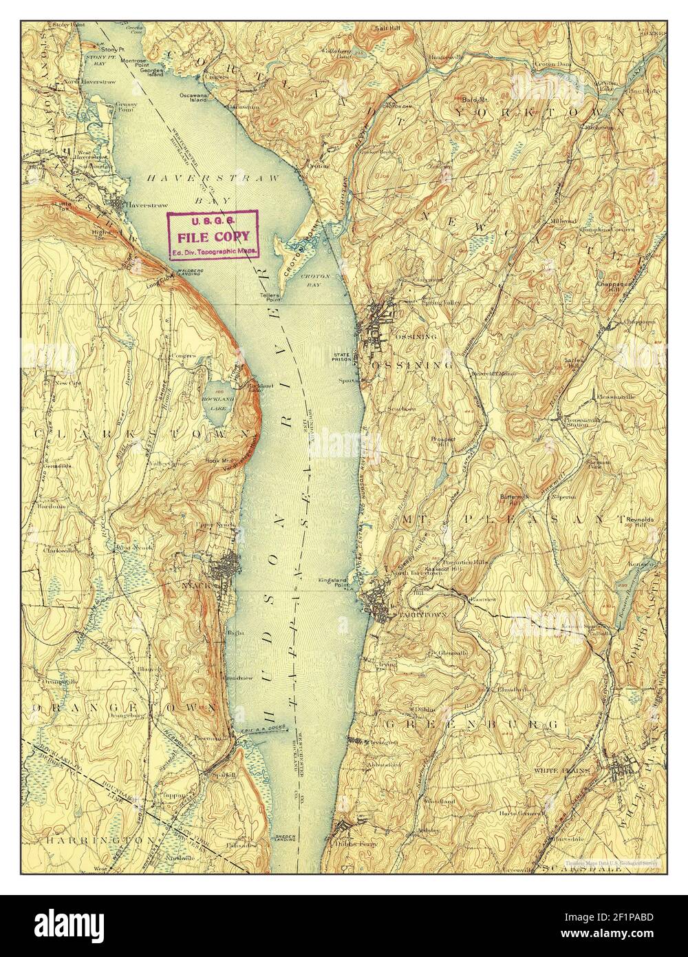 Map of tarrytown hi-res stock photography and images - Alamy