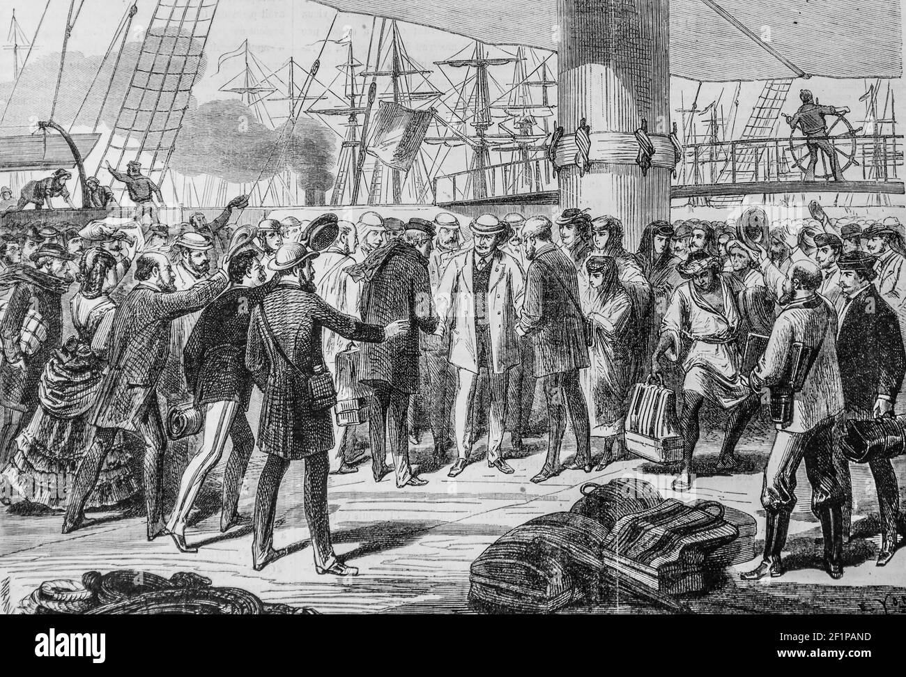 Inauguration du canal de suez Black and White Stock Photos & Images - Alamy Inauguration du canal de suez Black and White Stock Photos & Images - Alamy