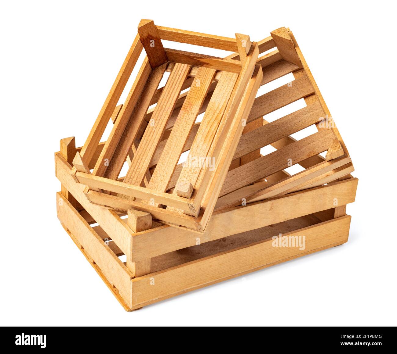 Empty bread basket on white background Stock Photo - Alamy