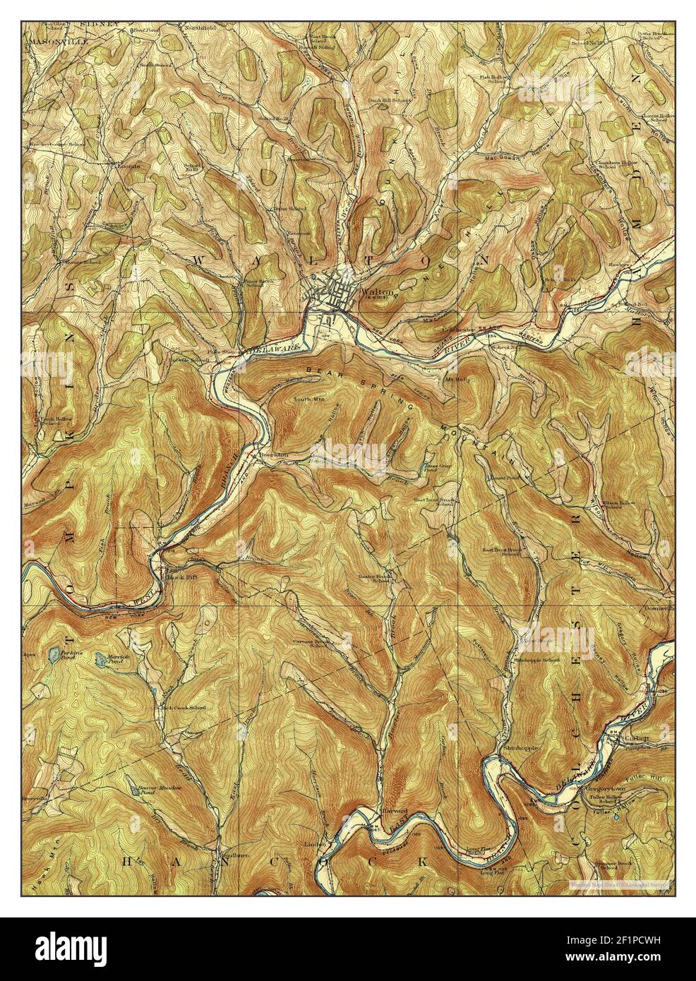 Map of walton Cut Out Stock Images & Pictures - Alamy