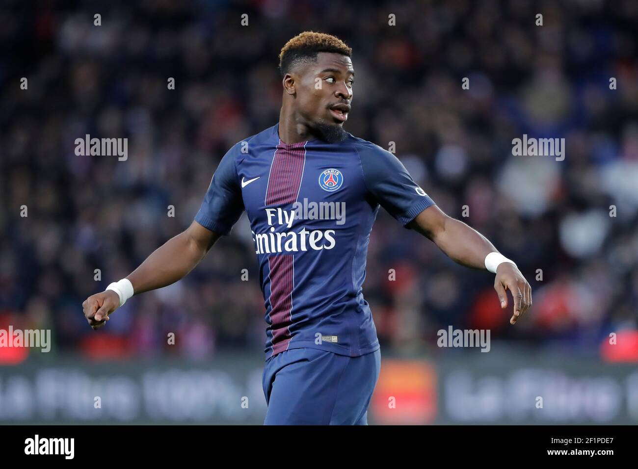 Serge Aurier (psg) during the French Championship Ligue 1 football ...
