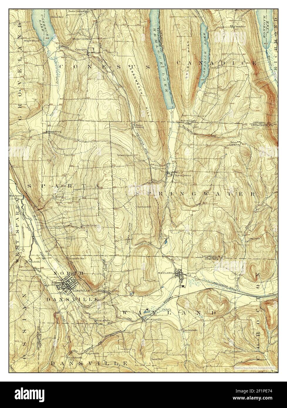 Map of wayland Cut Out Stock Images & Pictures - Alamy