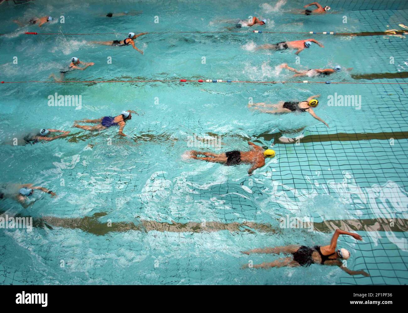 Art Film by Amy Sharrocks The Big Swim 50 swimmers travel across London ...