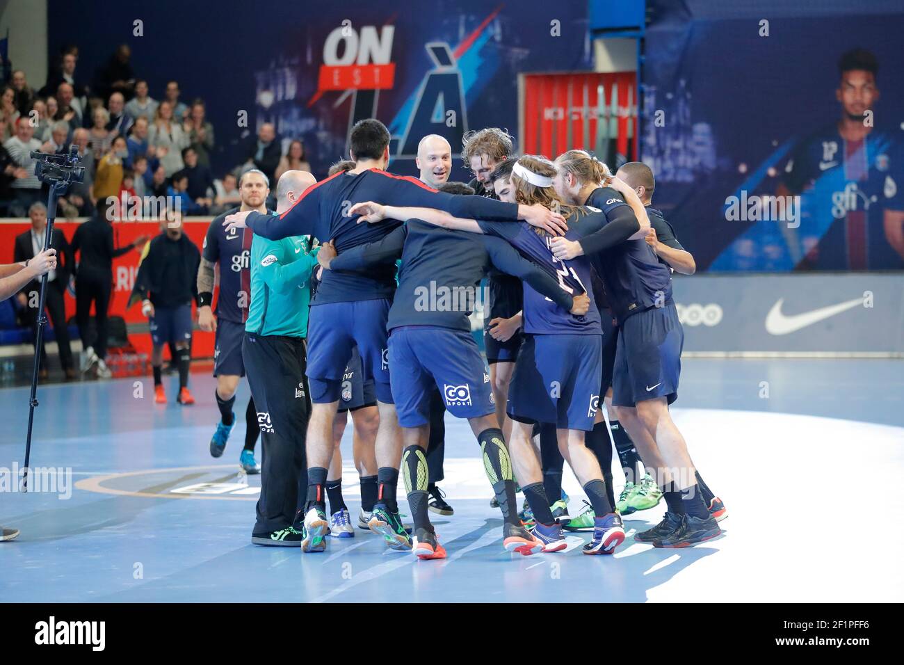 Mikkel Hansen (PSG Hanball) scored the last goal to win the game and ...