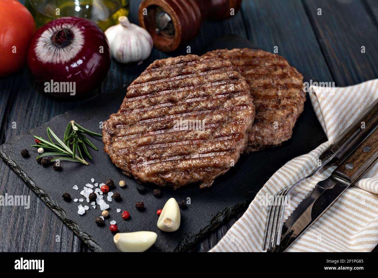 Meat cutlets hi-res stock photography and images - Alamy