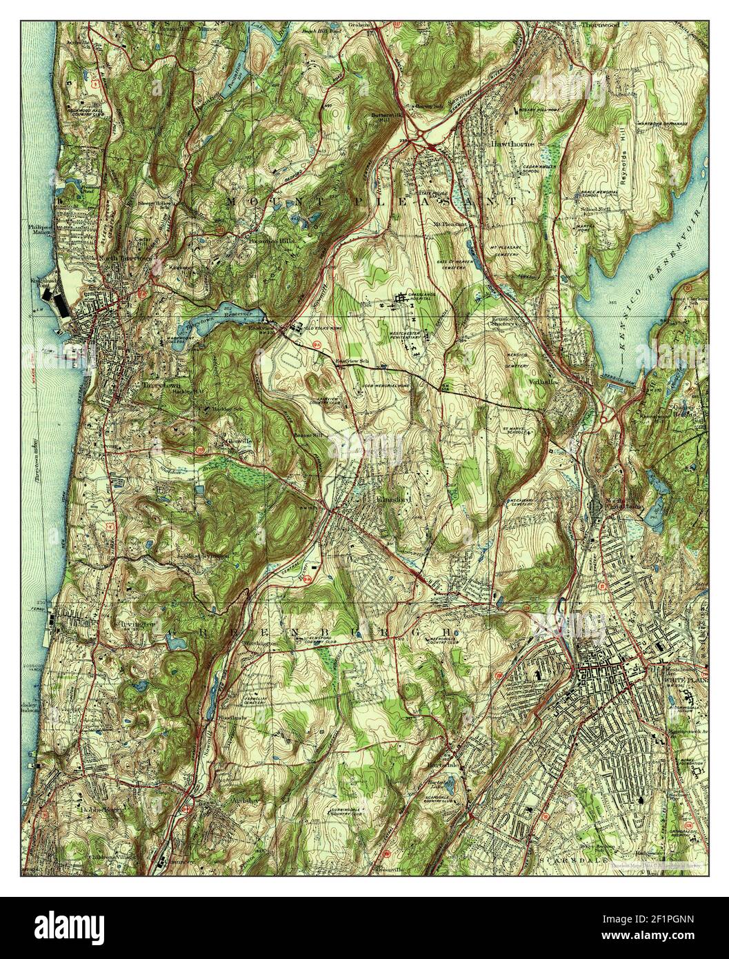 Map of white plains new york hi-res stock photography and images - Alamy