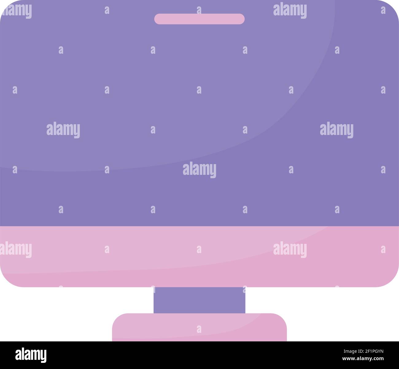 purple screen icon Stock Vector Image & Art - Alamy