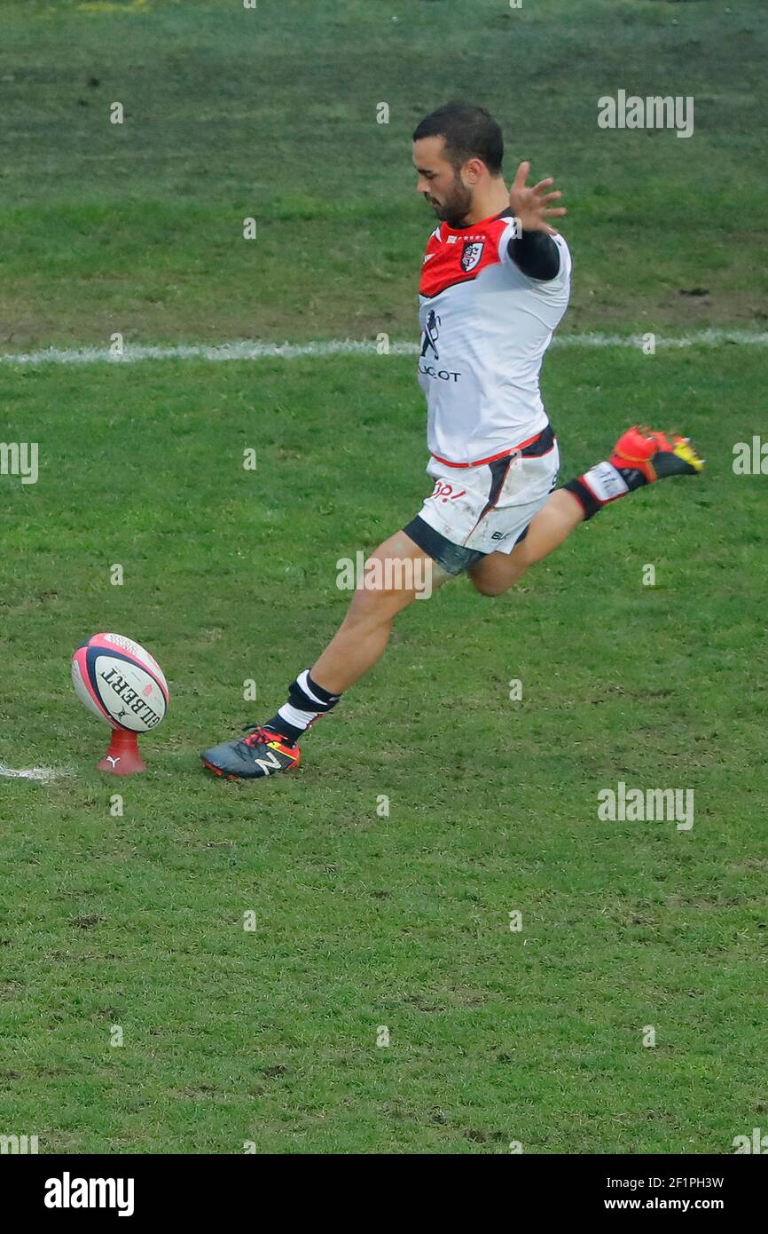 Samuel MARQUES (Stade Toulousain) missed to score it penalty during the ...