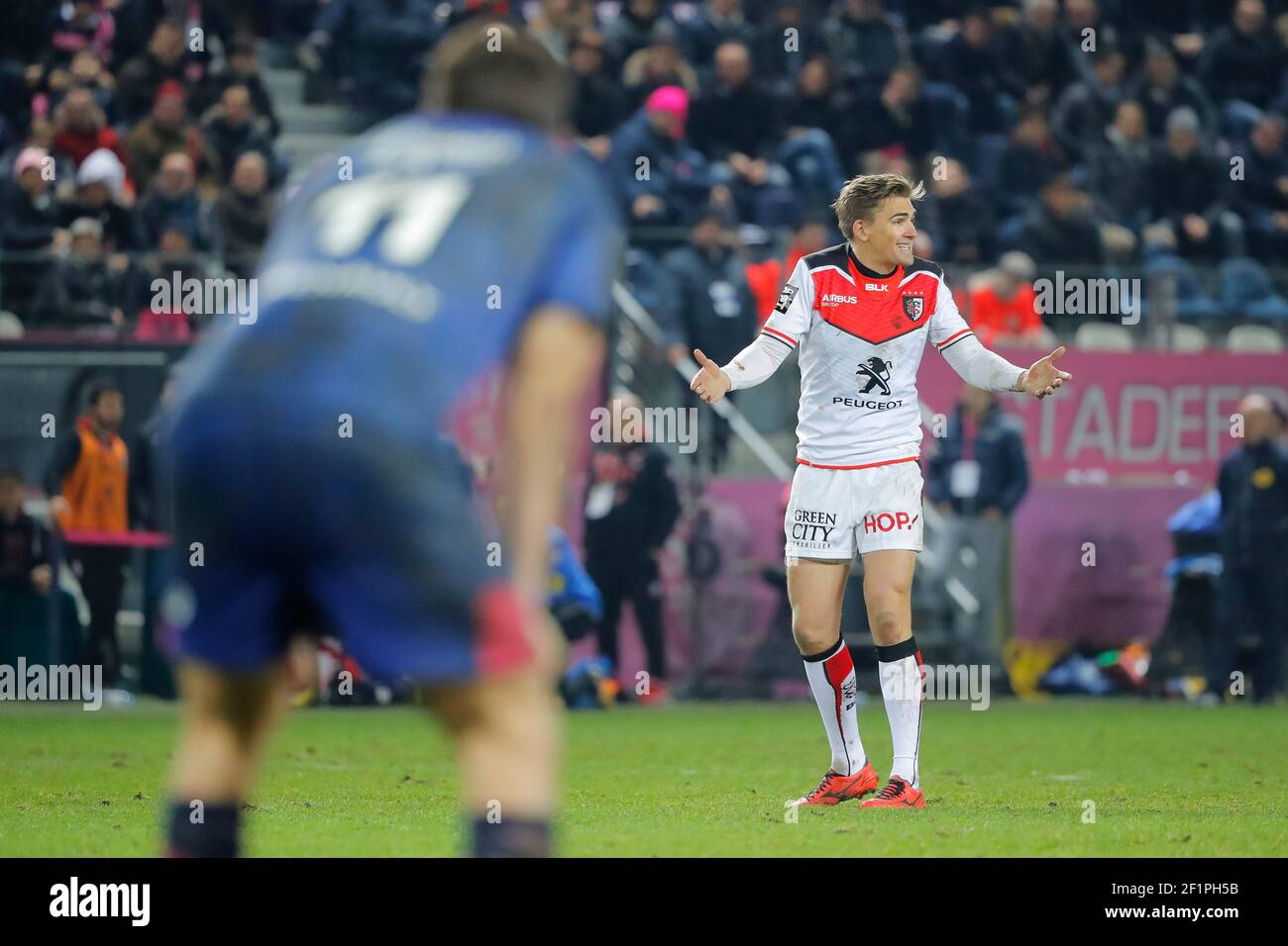 Toby FLOOD (Stade Toulousain) during the French Championship Top 14 ...