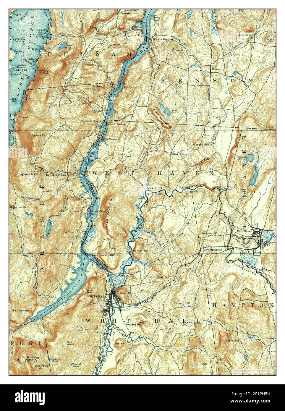 Map Of Whitehall New York at Lori Allan blog