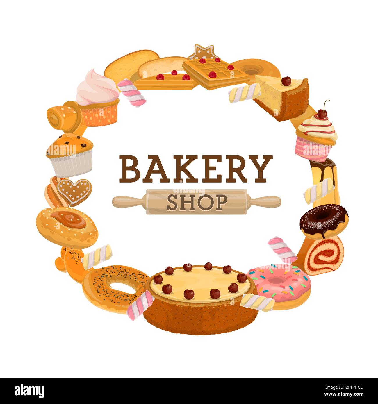 Poppy Seed Muffin Cartoon