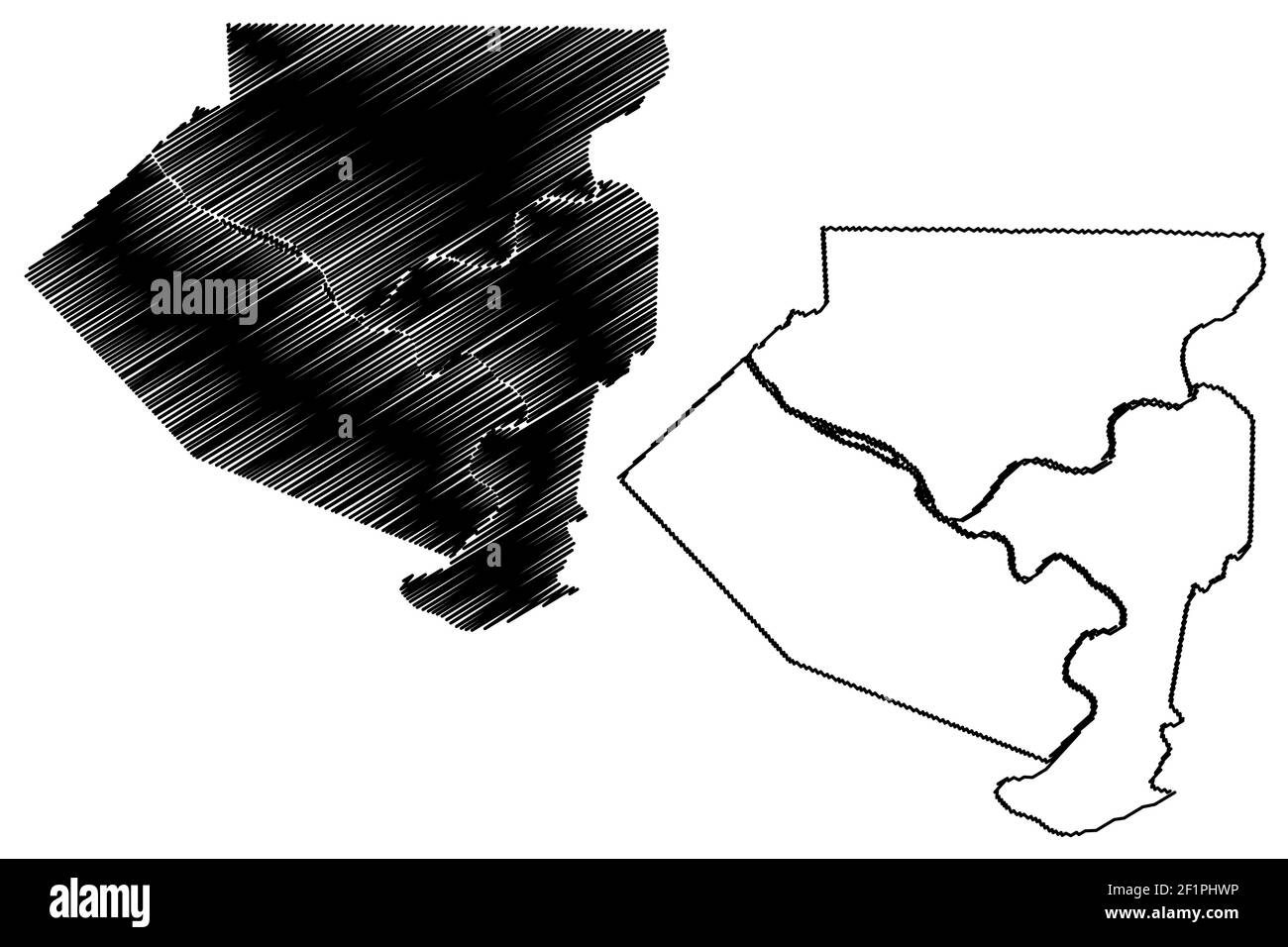 Allegheny outline Stock Vector Images - Alamy