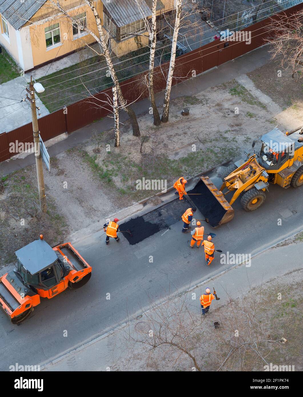 Fixing road hi-res stock photography and images - Alamy