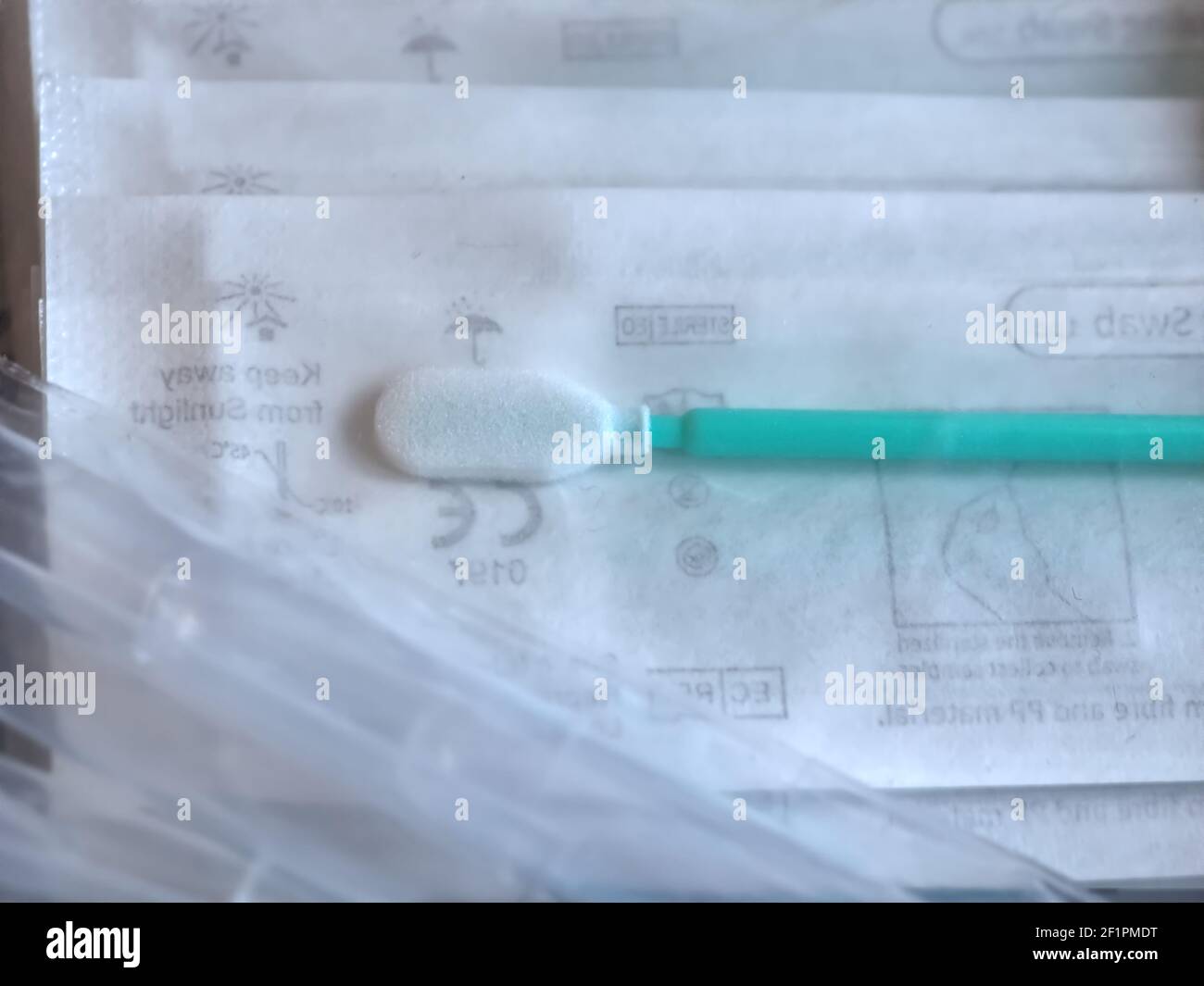 Wondfo Covid-19 or Corona Antigen Test for quick testing Stock Photo ...