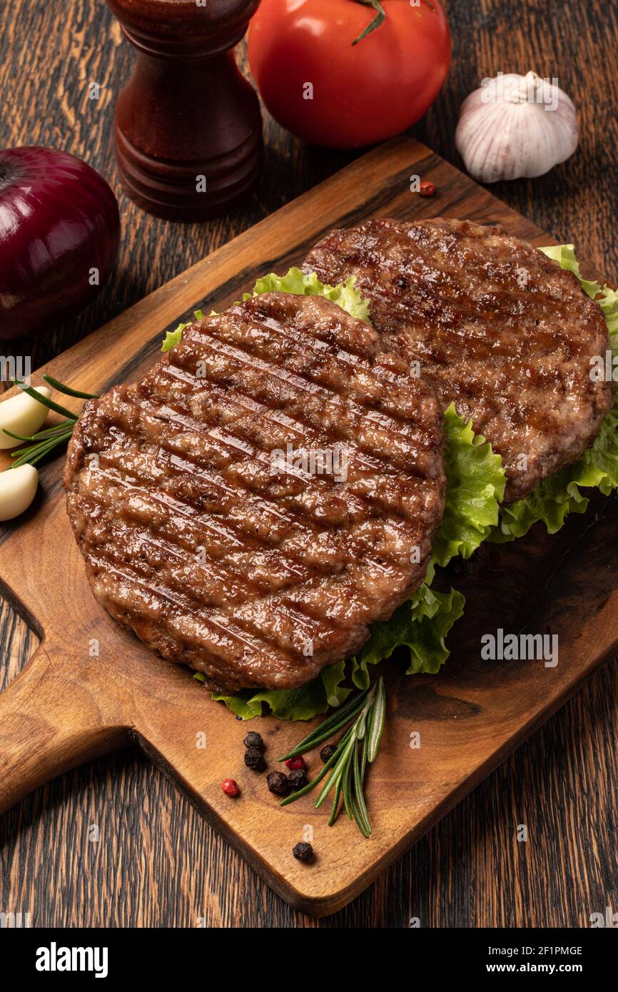 Meat cutlets hi-res stock photography and images - Alamy