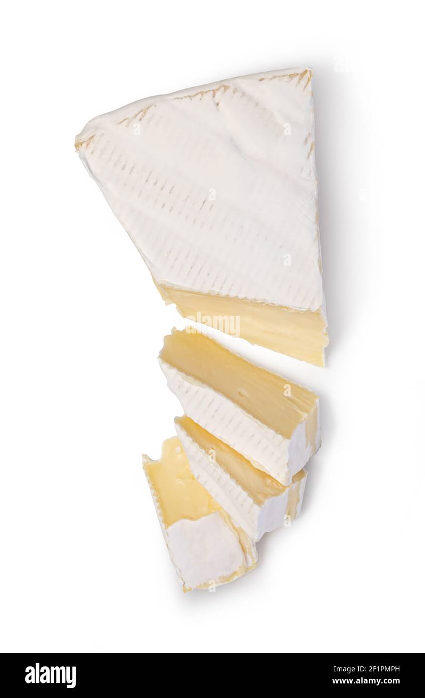 Brie top view Cut Out Stock Images & Pictures - Alamy