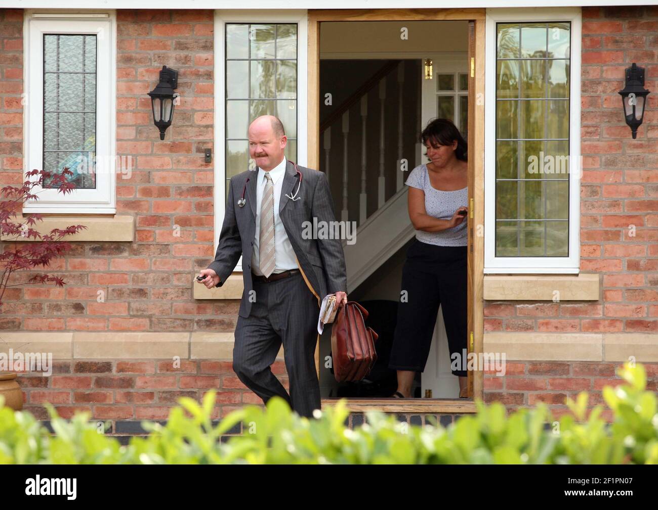 people arrive and leave the home of Kate and Gerry McCann parents of ...