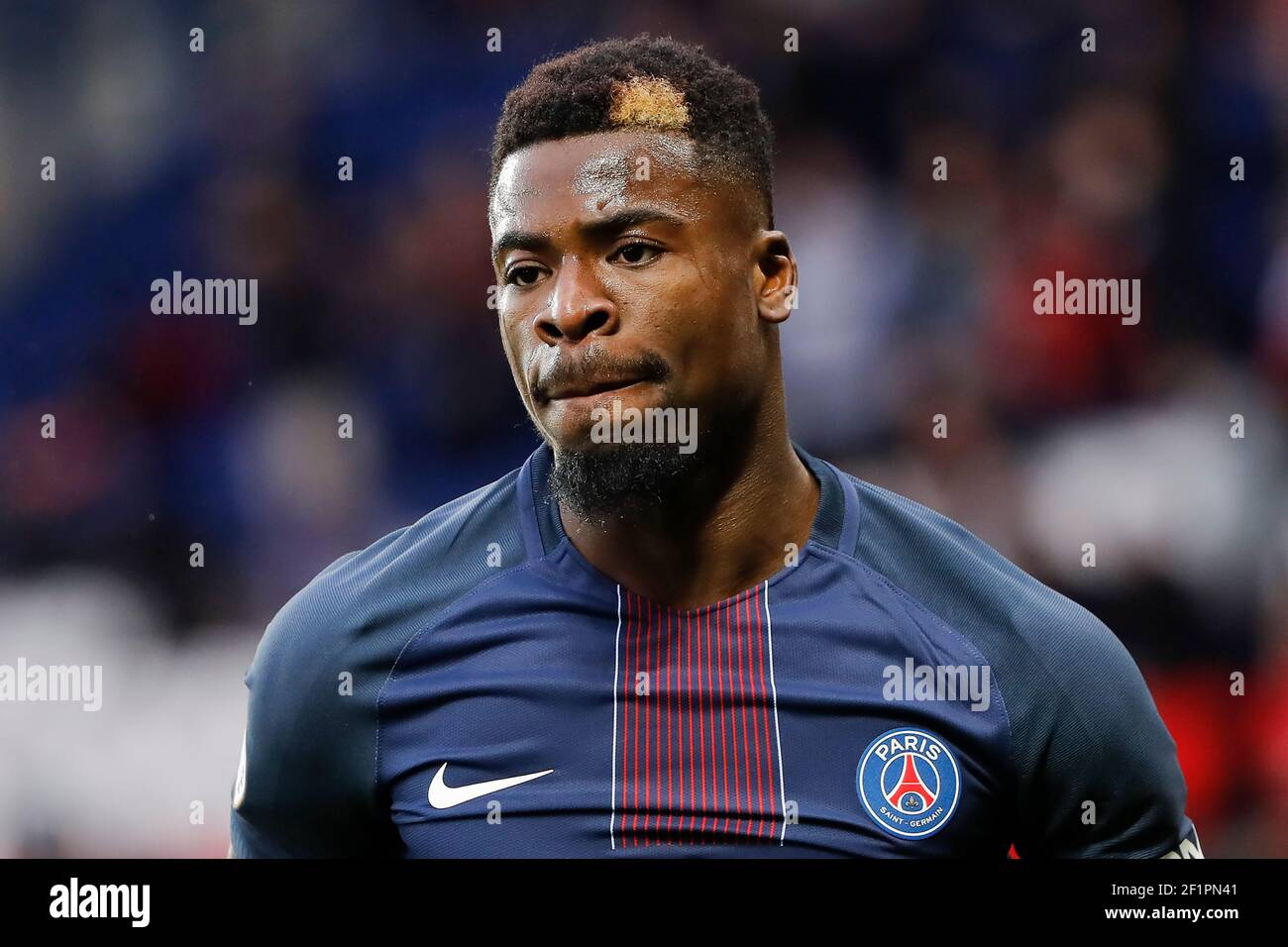 Serge Aurier (psg) during the French championship L1 football match ...