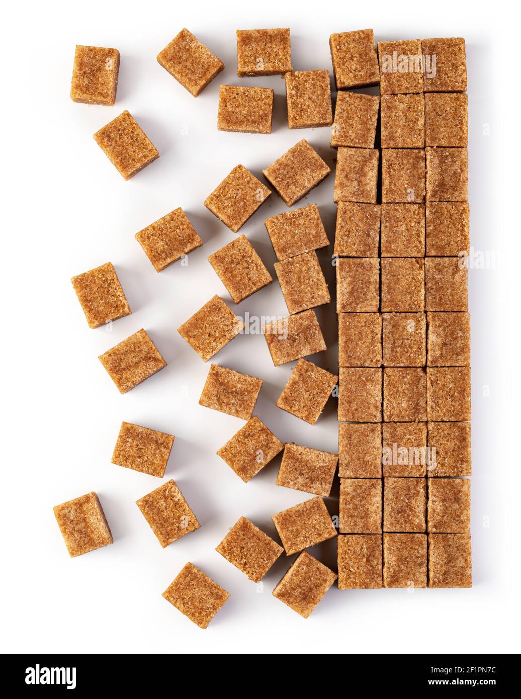 Sugar cubes background Stock Photo - Alamy
