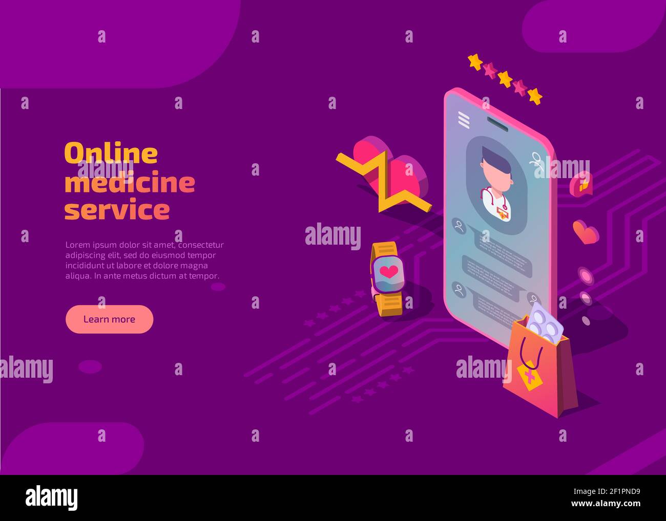 Doctor icon virtual screen Stock Vector Images - Alamy