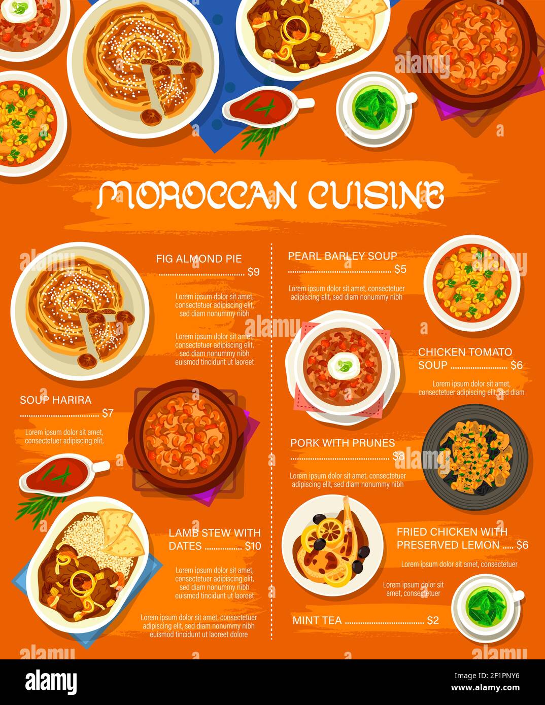 Chicken and citrus Stock Vector Images - Alamy