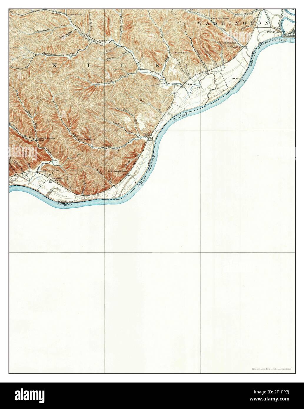 Map of garrison Cut Out Stock Images & Pictures - Alamy