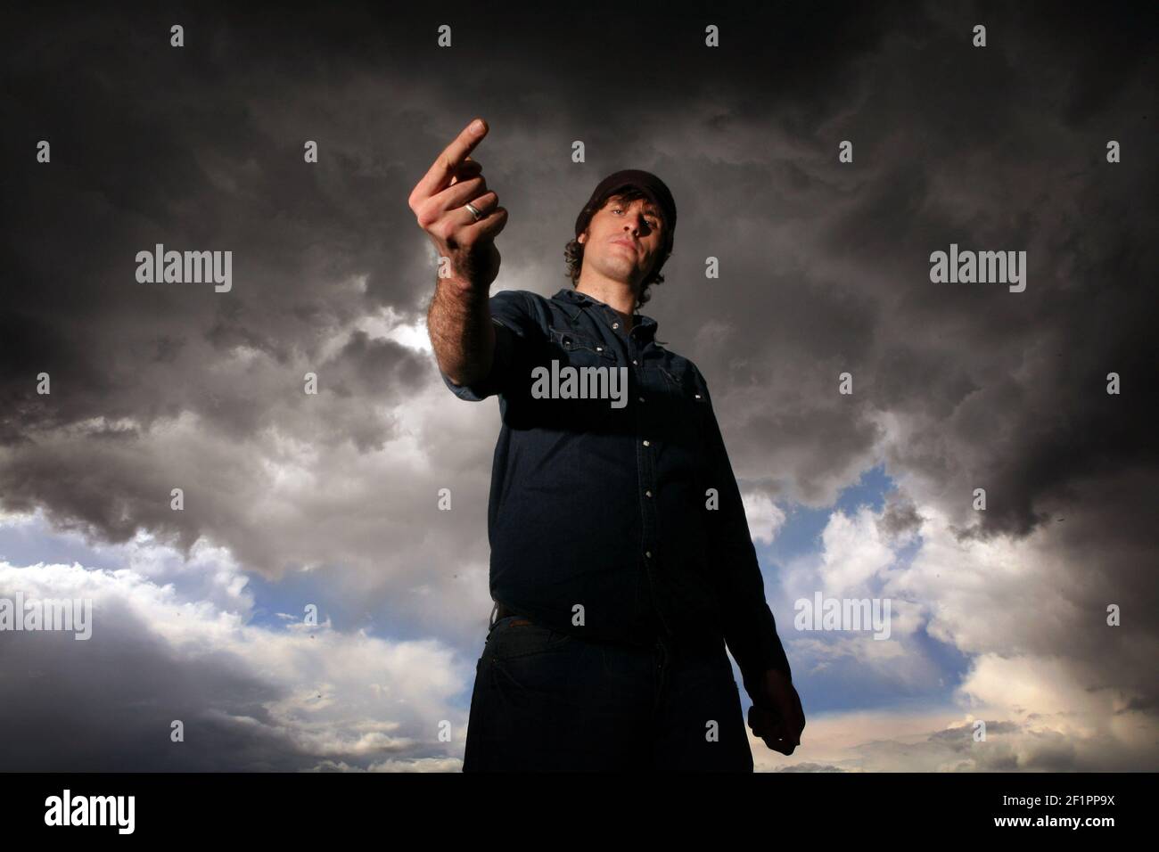 Jon Reverend of the band Reverend and the Makers.... photographed in ...