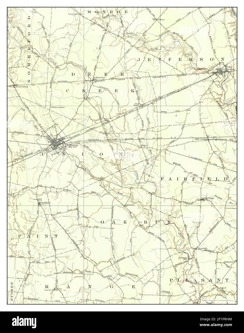 Old maps of london Cut Out Stock Images & Pictures - Alamy