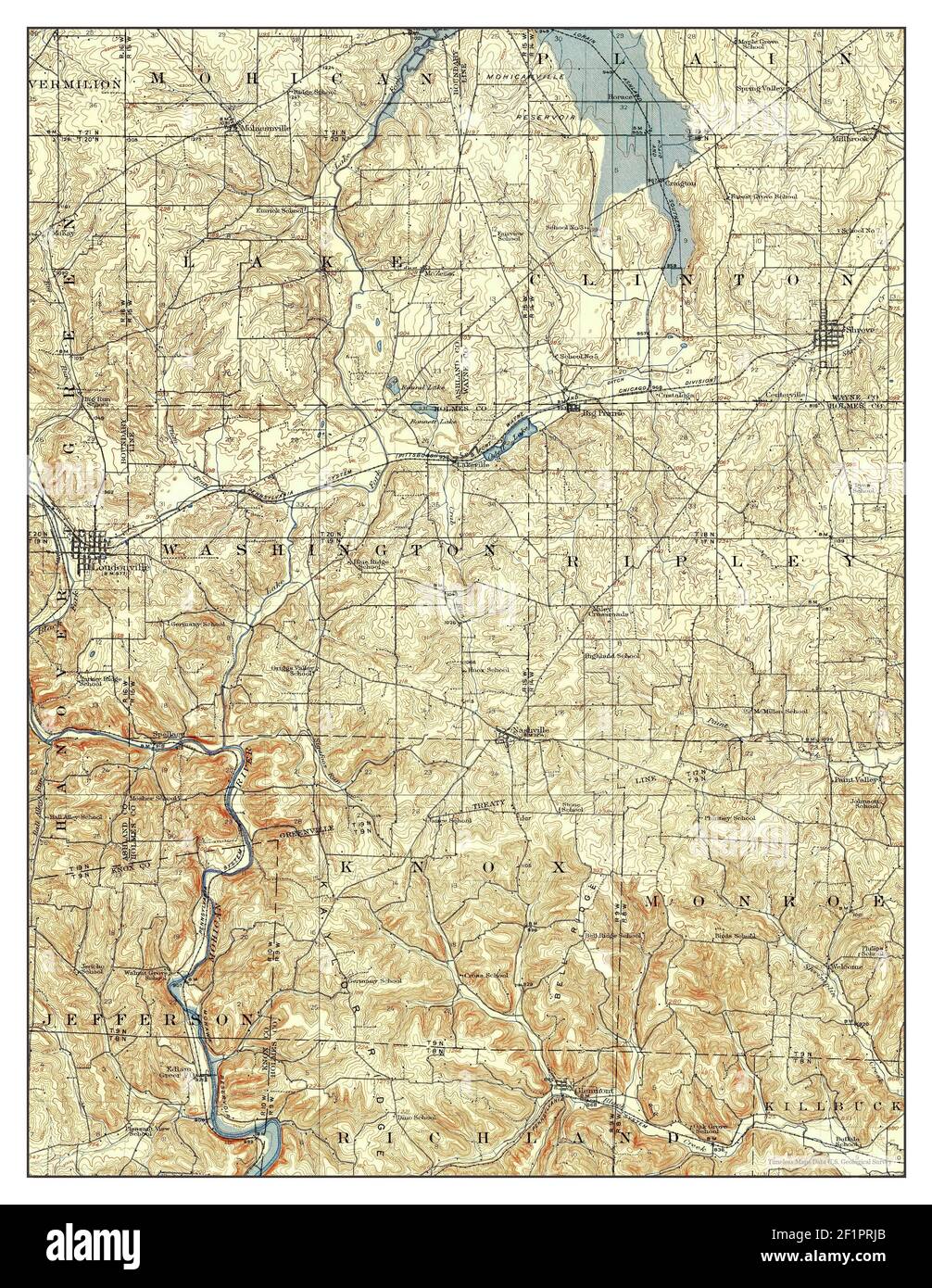 Map of loudonville hi-res stock photography and images - Alamy
