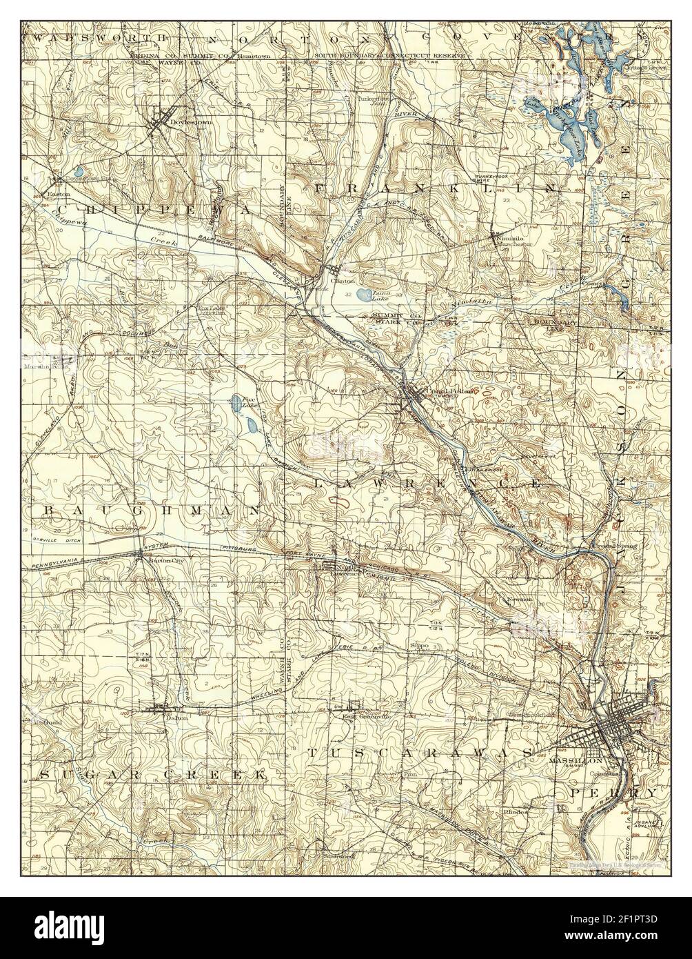 Massillon map hi-res stock photography and images - Alamy