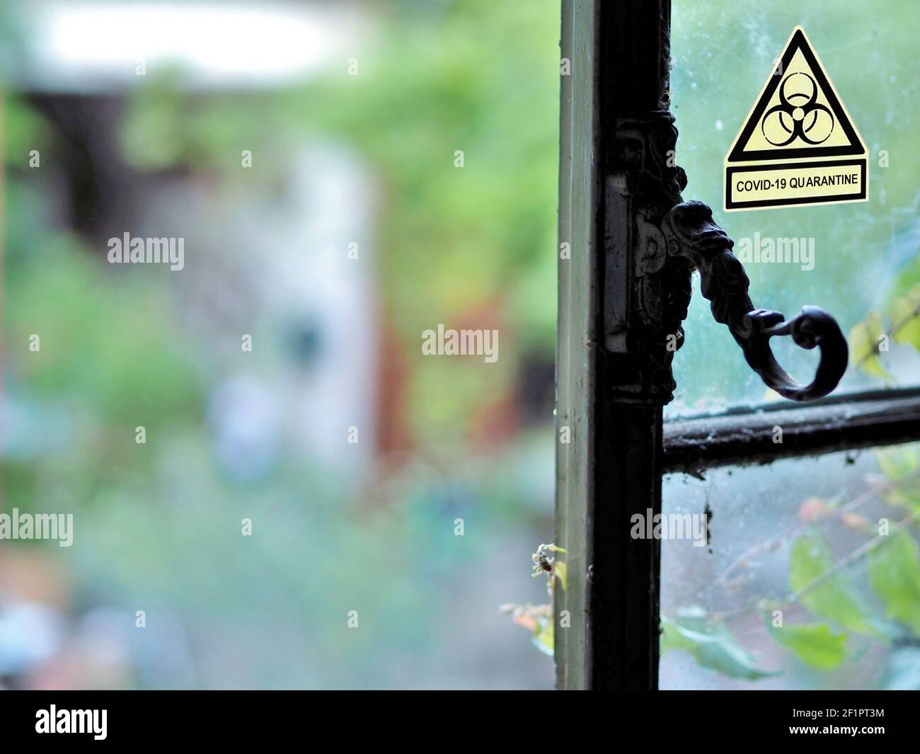 Danger Sign Warning Broken Glass High Resolution Stock Photography and ...