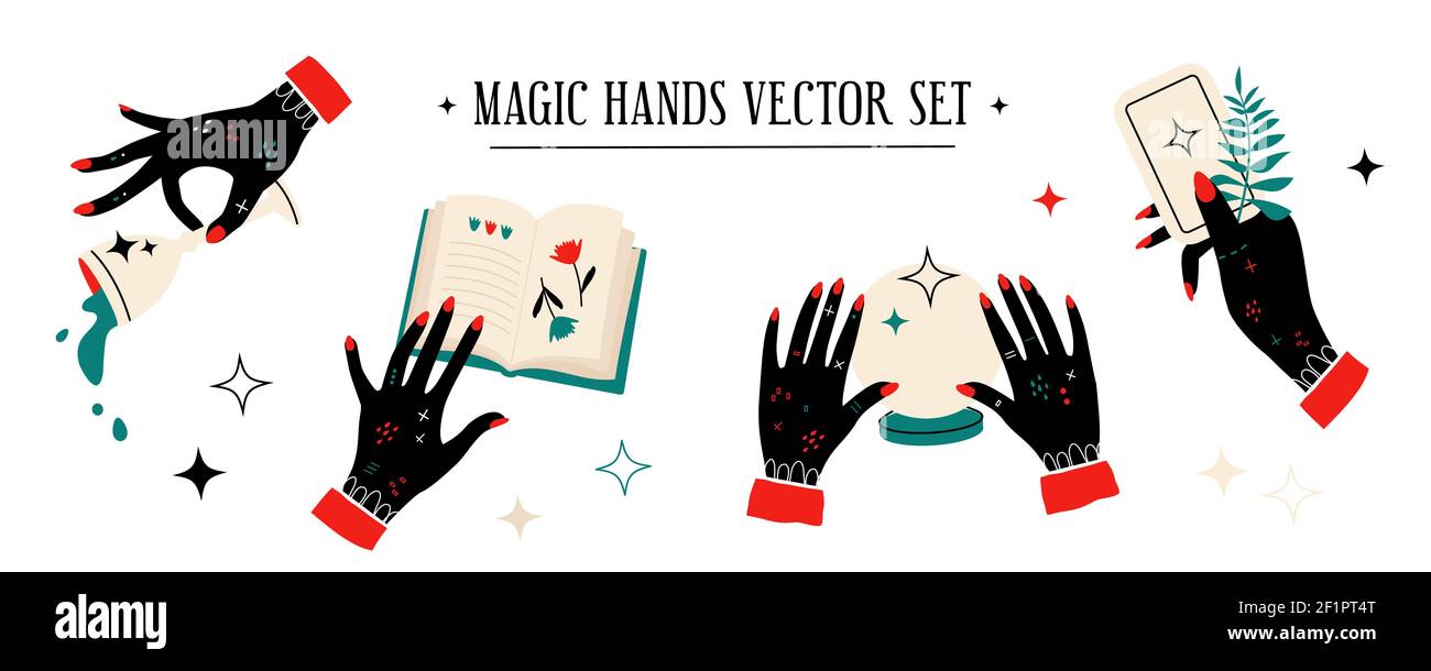 female hands vector set Stock Vector Image & Art - Alamy