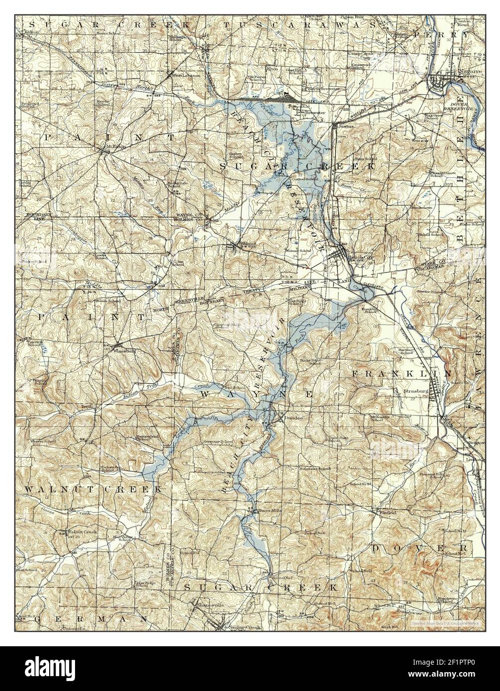 Map of navarre ohio hi-res stock photography and images - Alamy