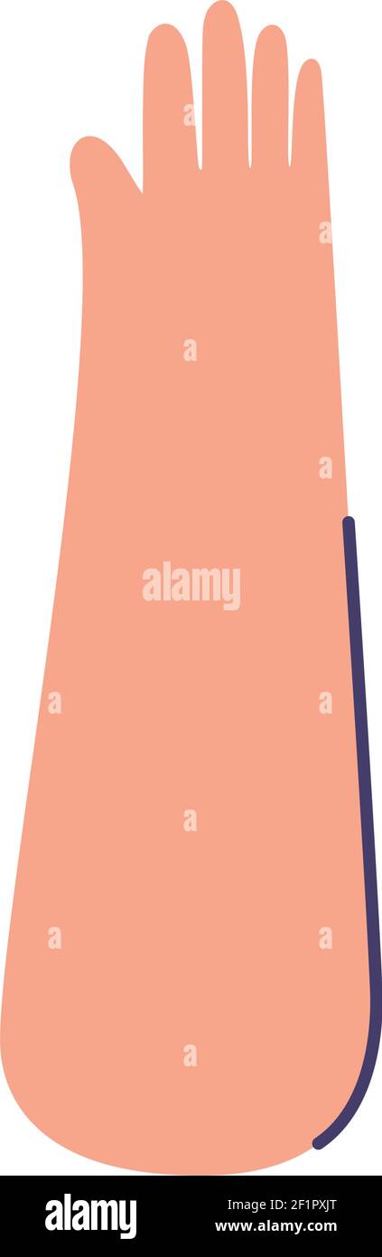 cute arm on a white background Stock Vector Image & Art - Alamy