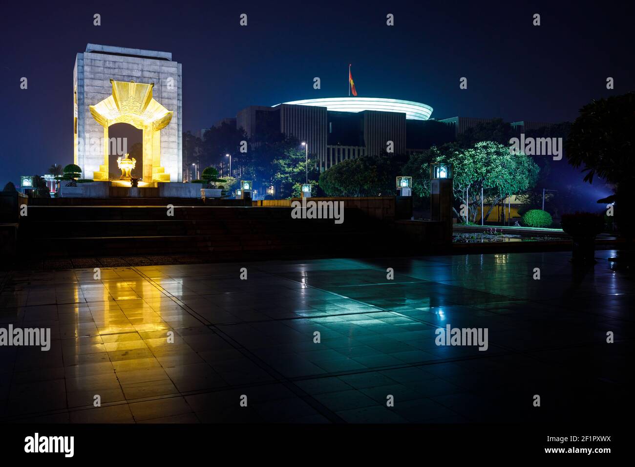 The Ho Chi Minh monument of Hanoi in Vietnam Stock Photo - Alamy