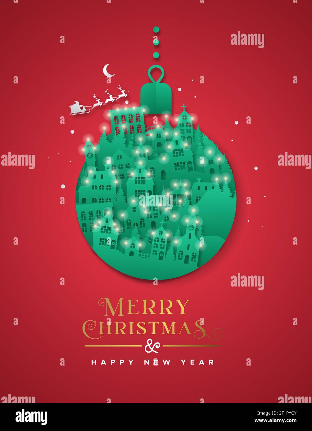 Craft card christmas Stock Vector Images - Alamy