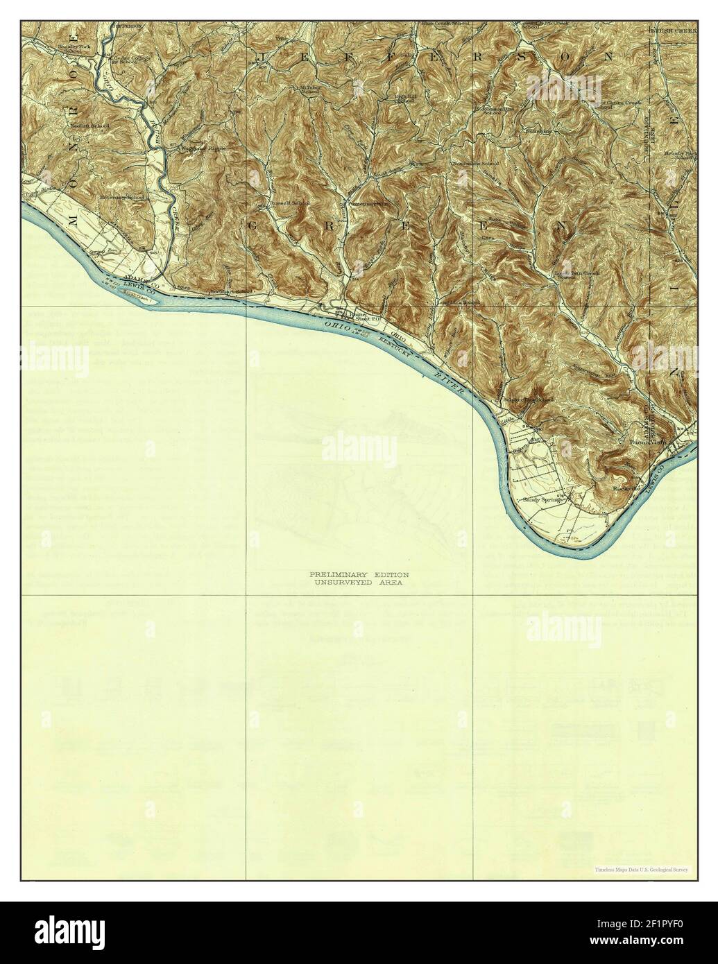 Map of vanceburg hi-res stock photography and images - Alamy
