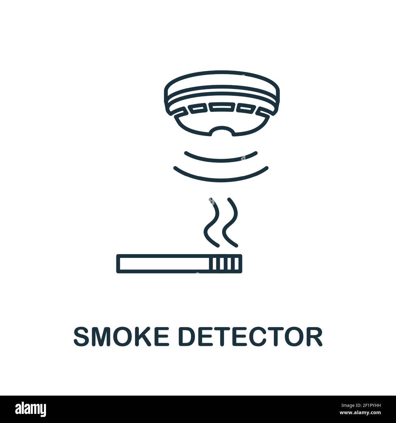 Smoke Detector icon. Simple element from sensors icons collection ...