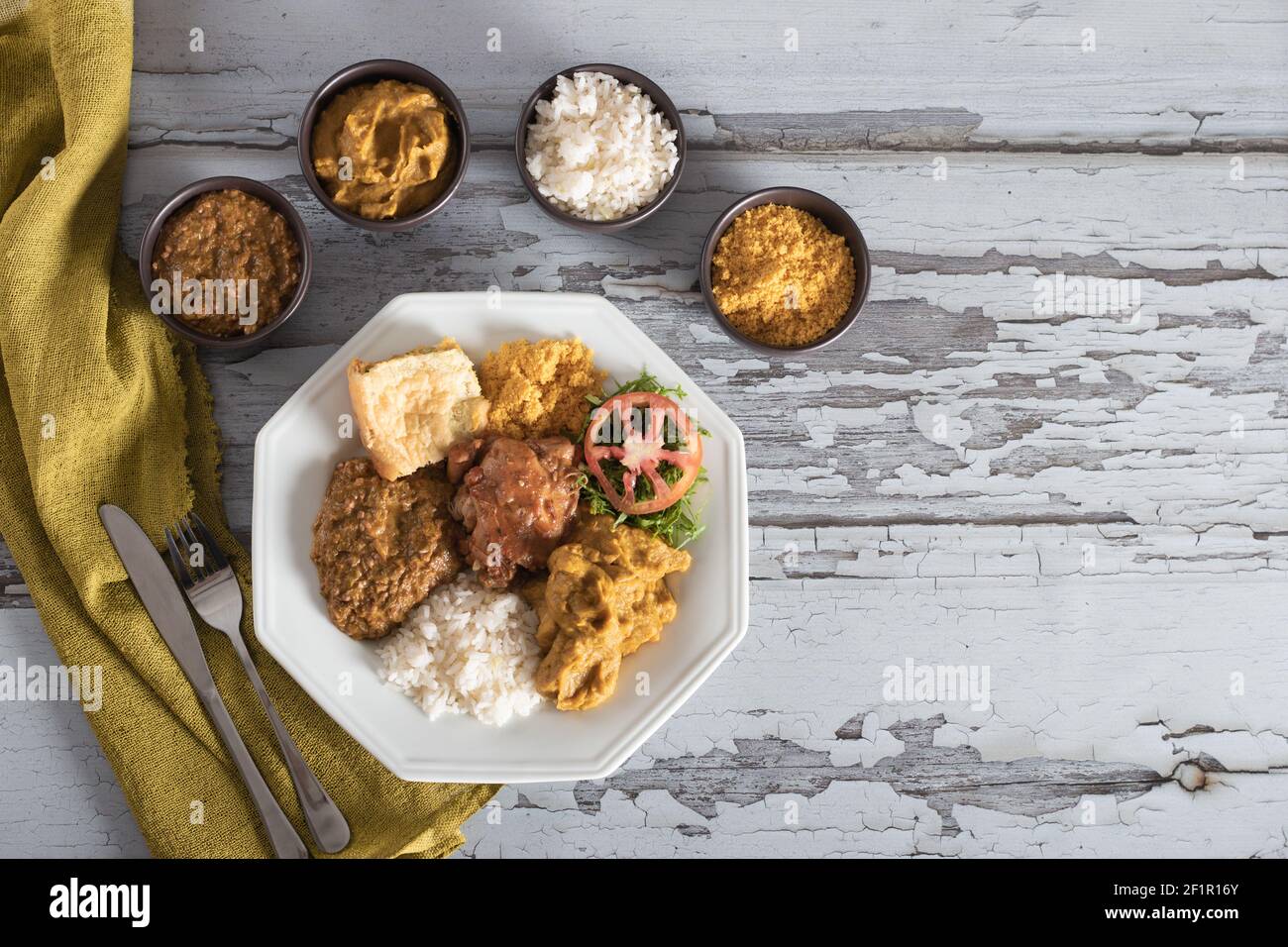Caruru traditional Afro-Brazilian food typical of Bahia Stock Photo - Alamy