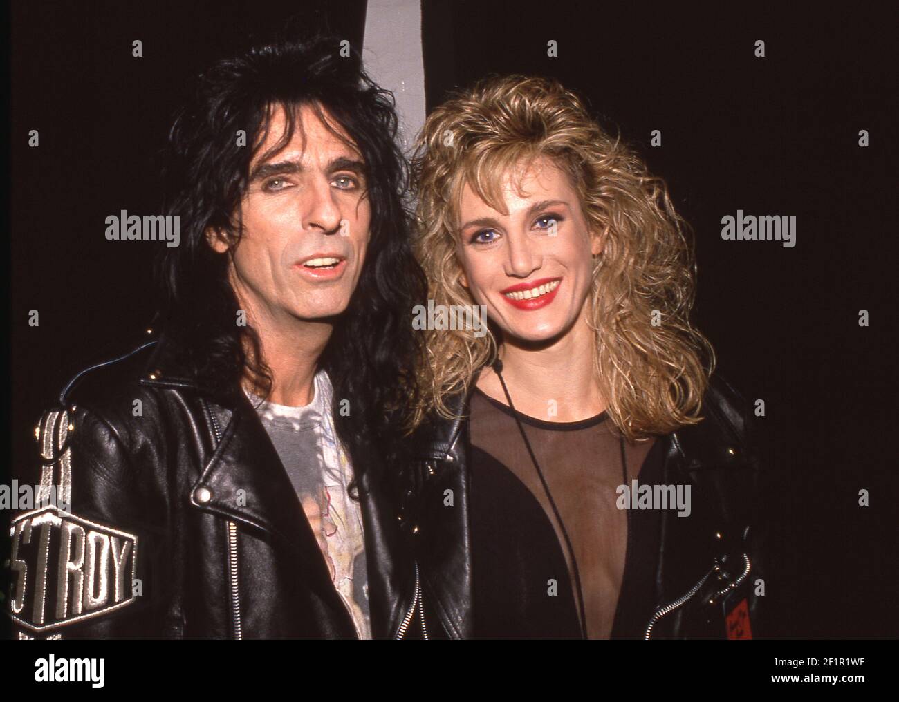 Alice Cooper and Sheryl Cooper during 17th Annual American Music Awards ...