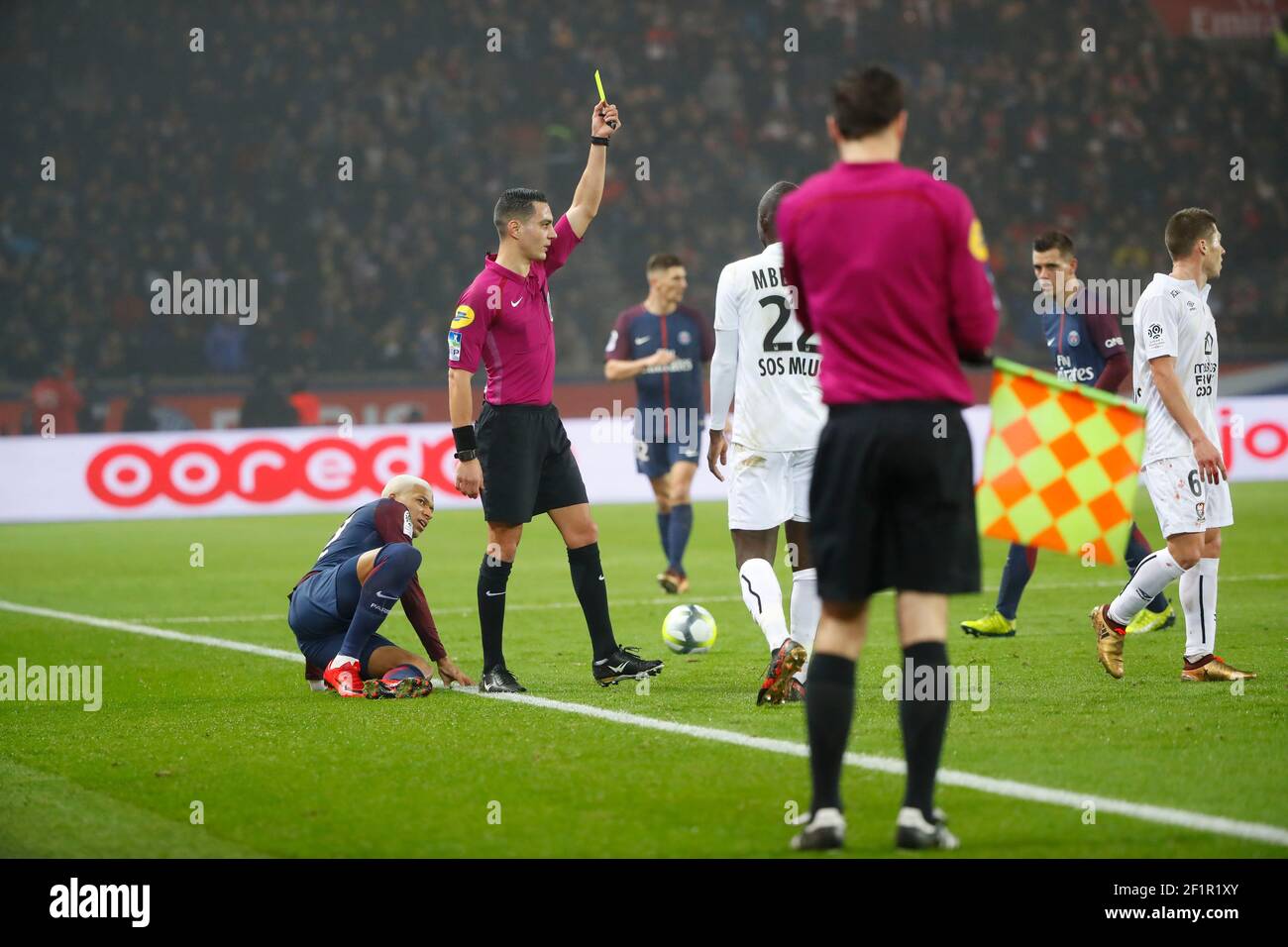 Kylian mbappe psg yellow hi-res stock photography and images - Alamy