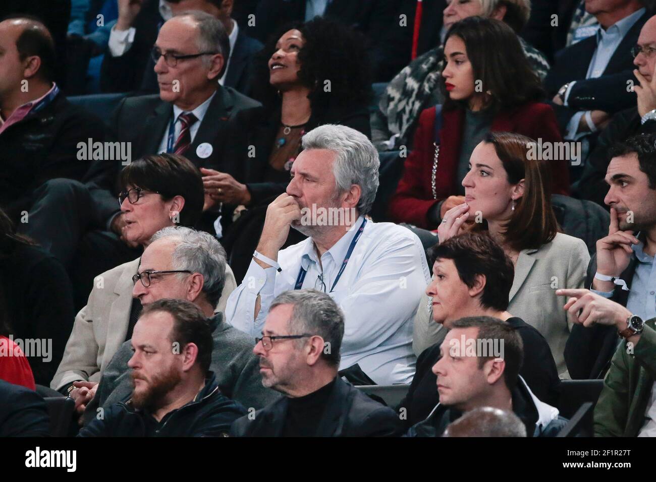 Claude Onesta (FRA) during the Golden League Paris 2018 Handball match ...