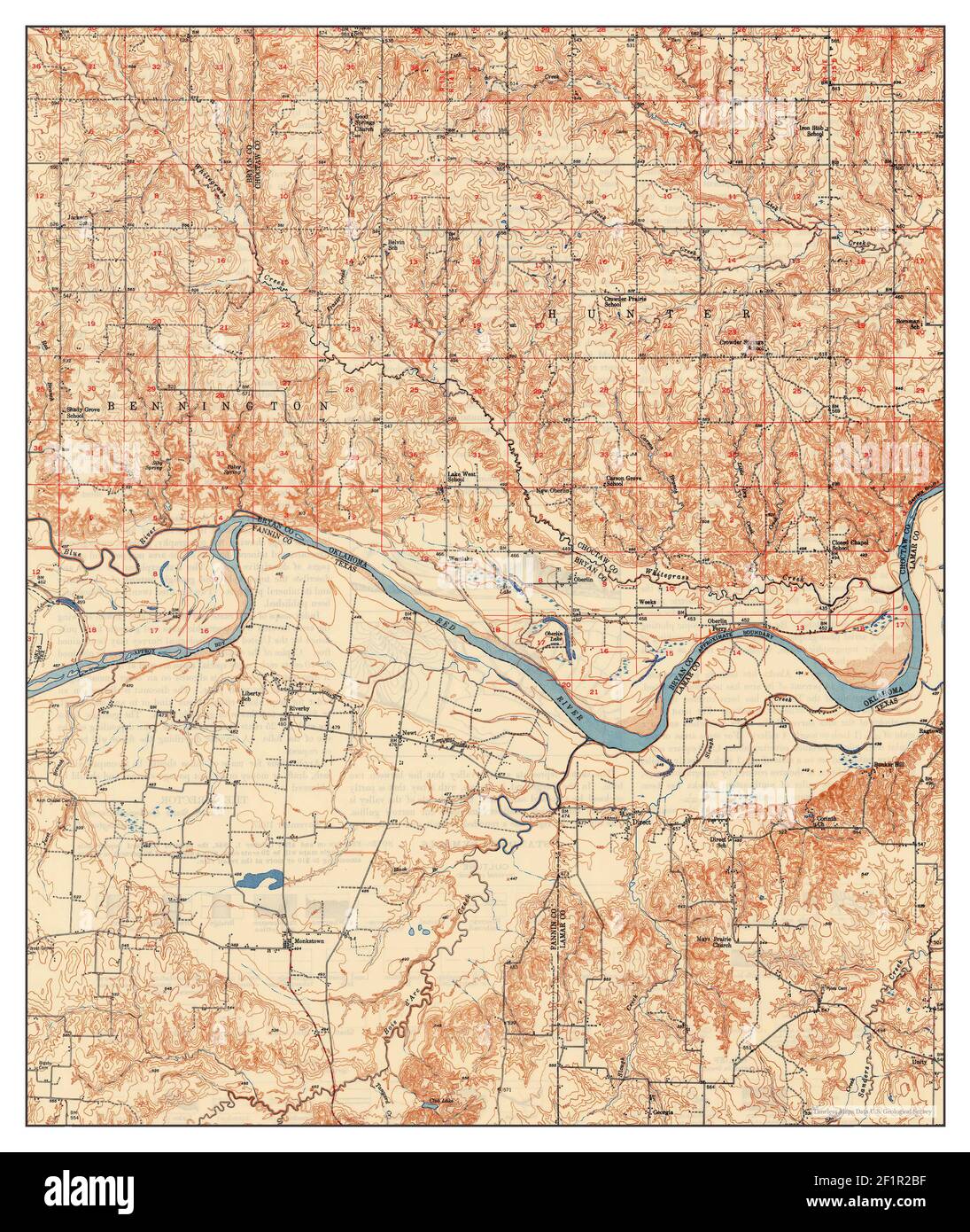 Direct, Oklahoma, map 1949, 1:62500, United States of America by ...