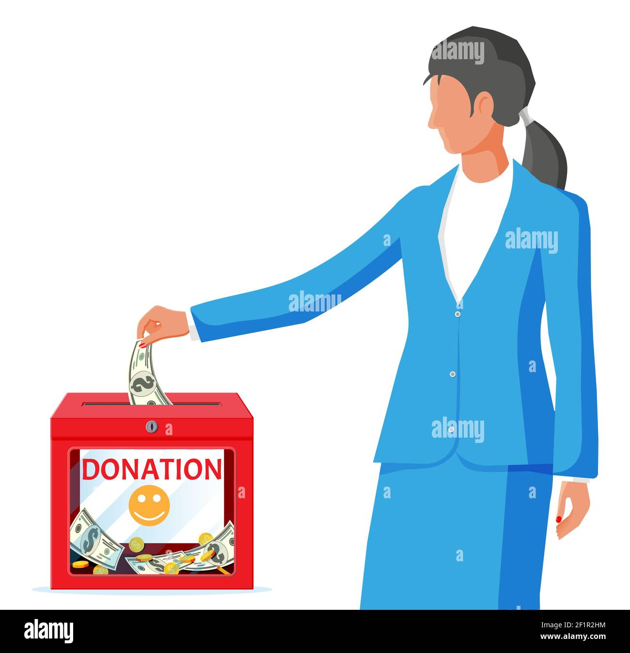 Poor woman cartoon Cut Out Stock Images & Pictures - Alamy